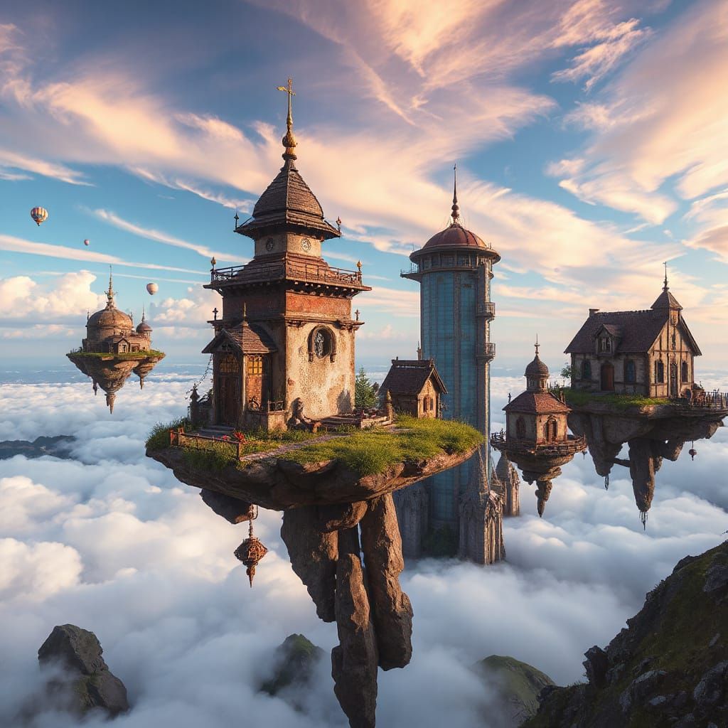 Fantasy Cityscape - Fantasy Cityscape