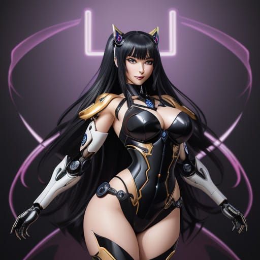 Elvira, Shinigami, Mecha Musume. Mature, vigorous, athletic, curvy and lithe. Studio Sanrio ...