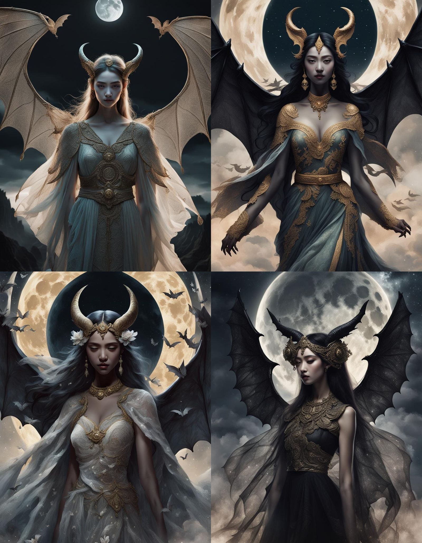 "**Oneiroi:** **Gods and Spirits of Dreams:**in the moonlight* please ...