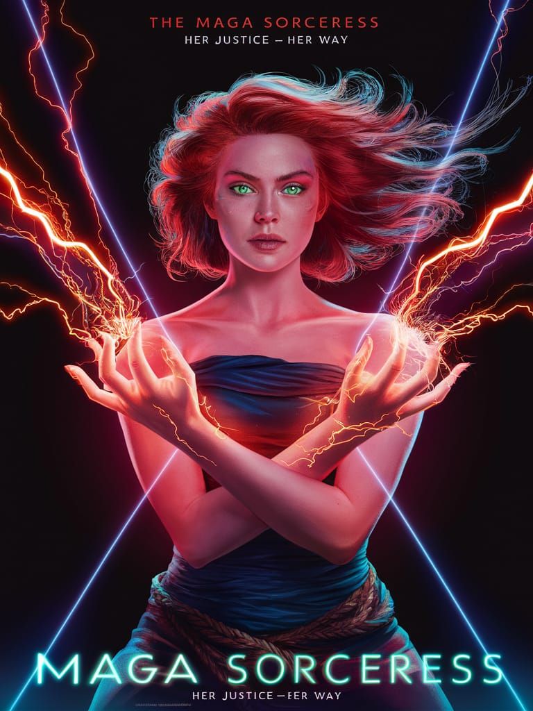 Maga Sorceress - Made-up Movie Poster - AI Generated Artwork ...