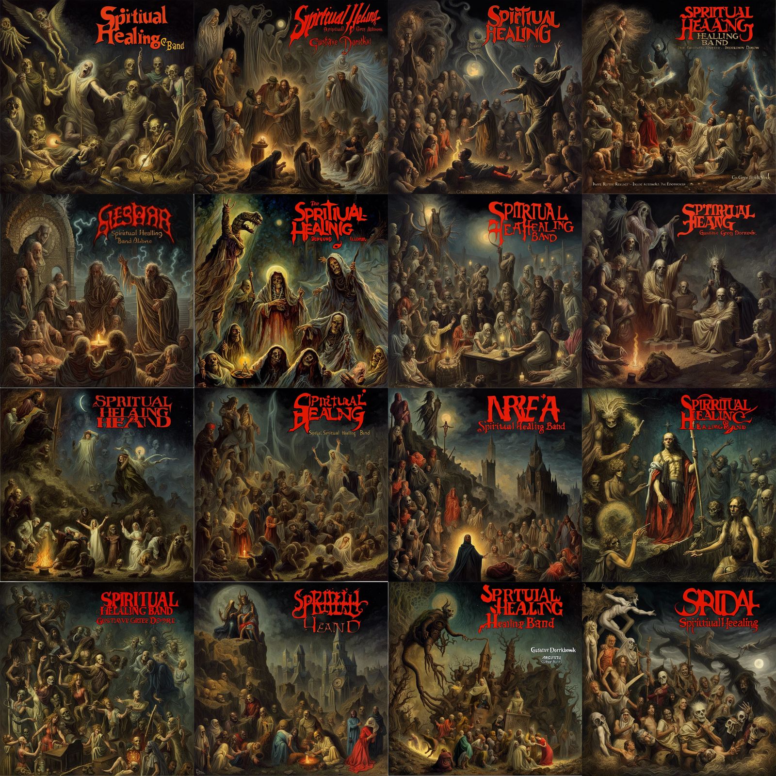 Spiritual Healing Band Album Cover - AI Generated Artwork - NightCafe ...