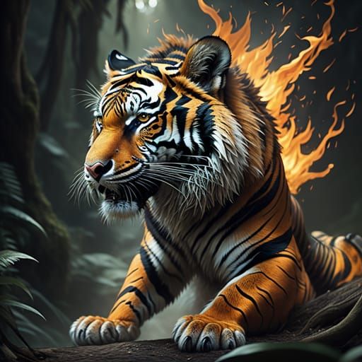 TIGER - AI Generated Artwork - NightCafe Creator