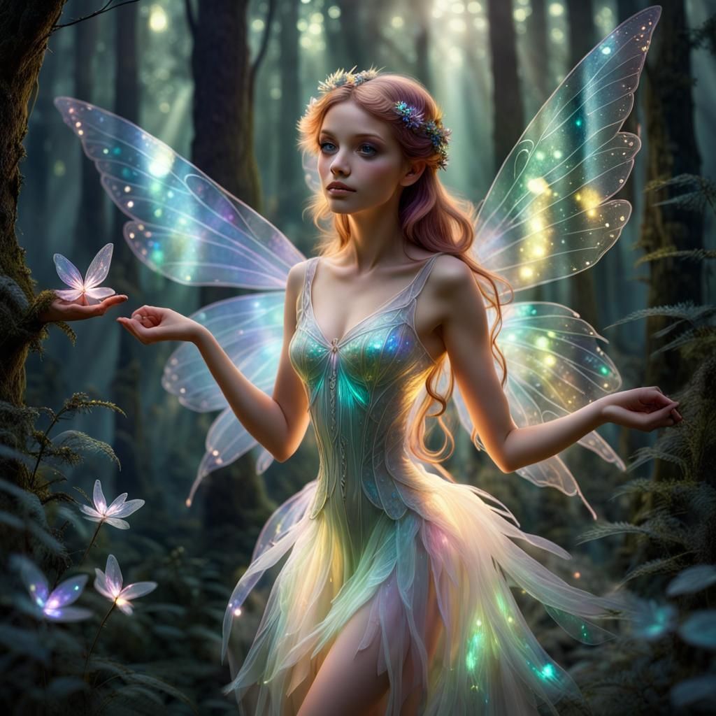Forest Fairy 6 - AI Generated Artwork - NightCafe Creator