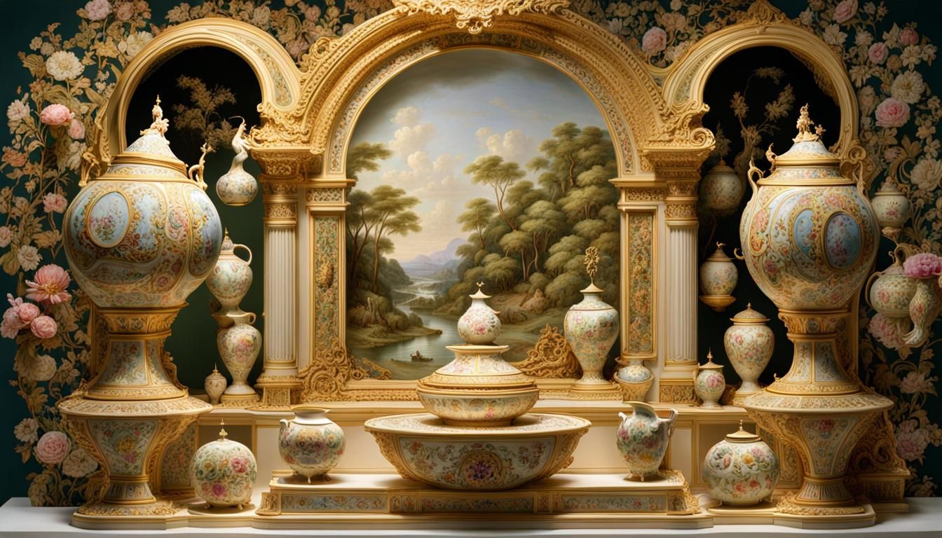 Royal Pottery - AI Generated Artwork - NightCafe Creator