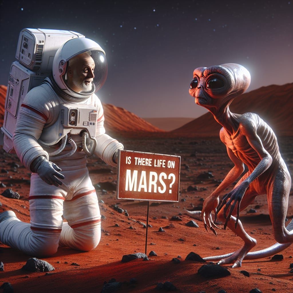Is there life on mars? - AI Generated Artwork - NightCafe Creator