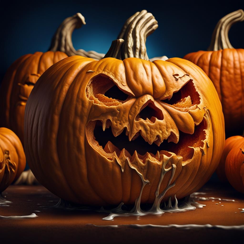 Pumpkin Carvings - AI Generated Artwork - NightCafe Creator