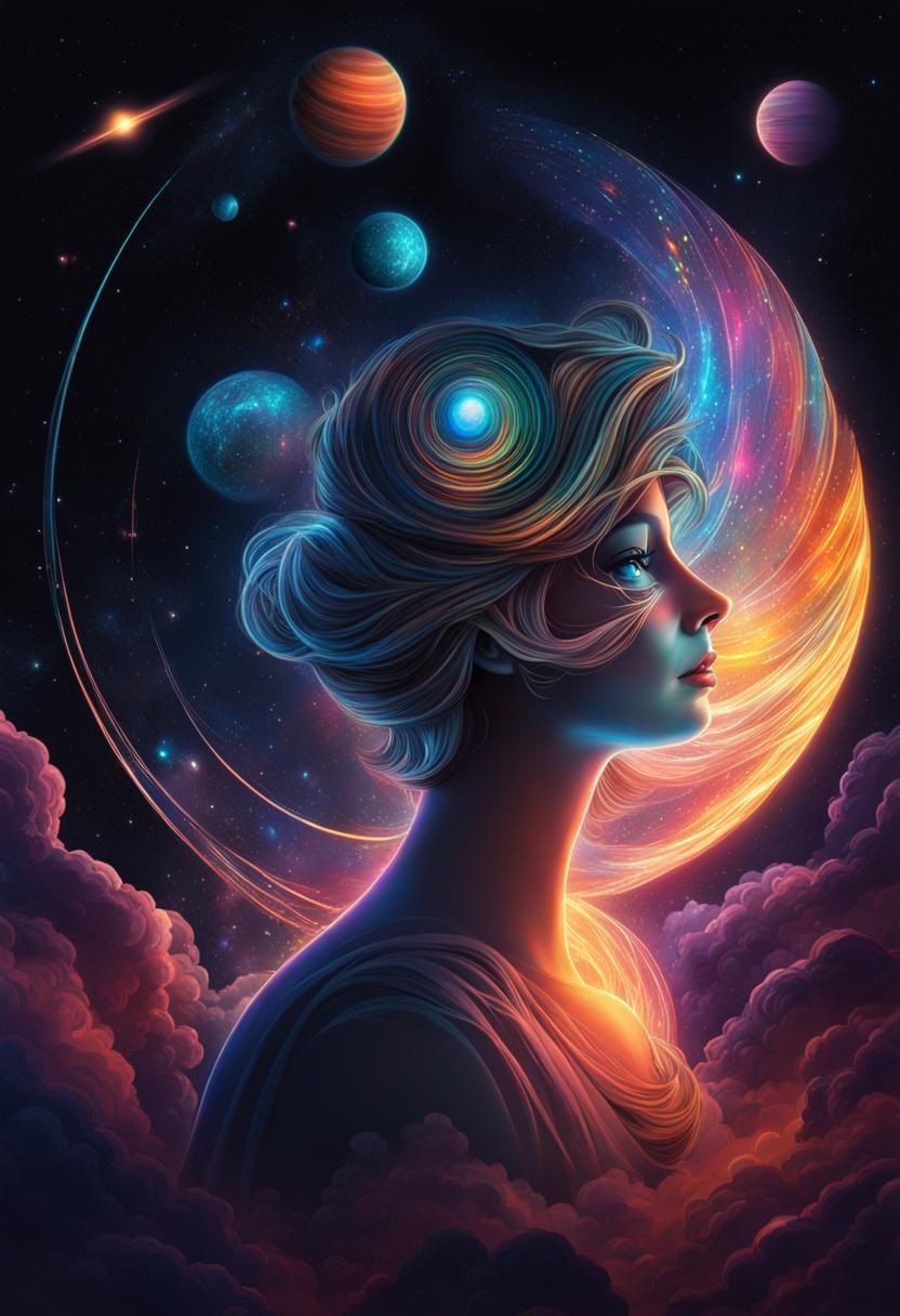 Universal Thoughts - AI Generated Artwork - NightCafe Creator