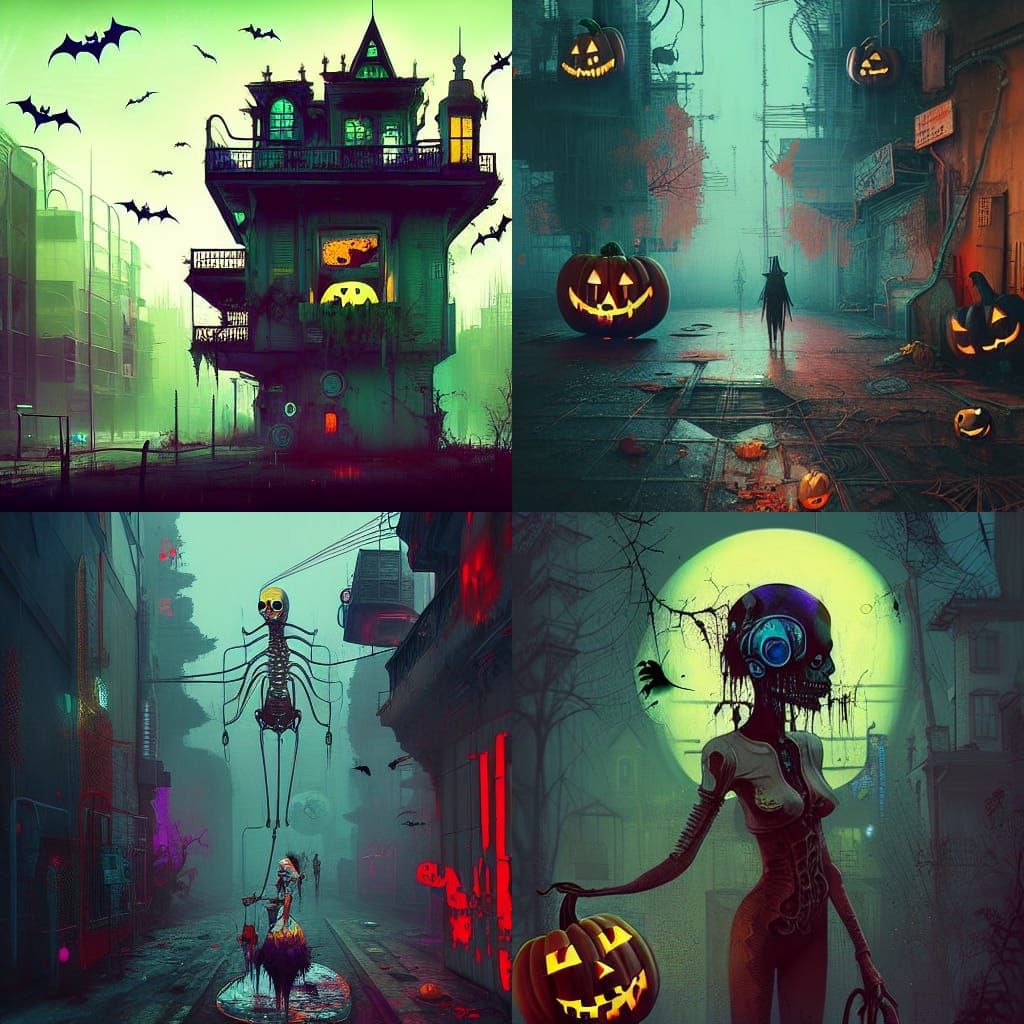 Halloween - AI Generated Artwork - NightCafe Creator