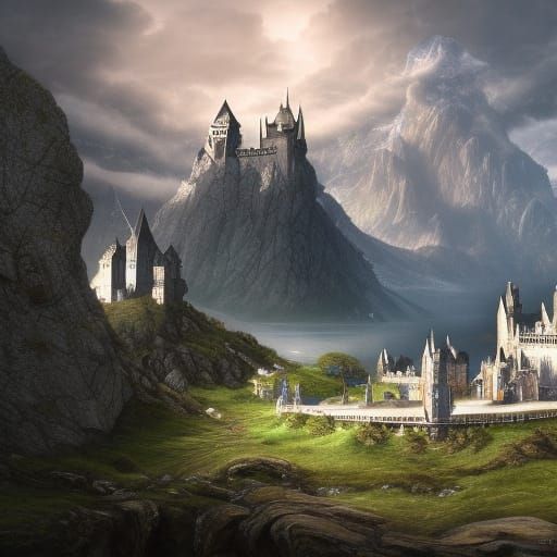 Castle - AI Generated Artwork - NightCafe Creator