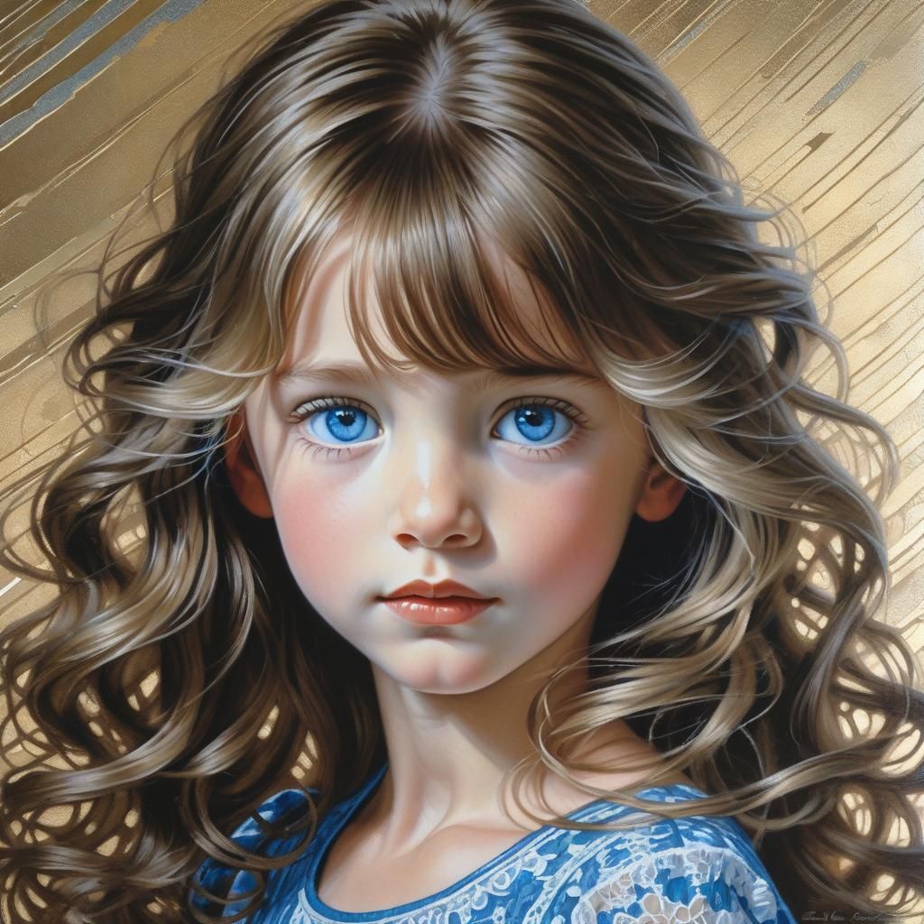 Portrait of a Child - AI Generated Artwork - NightCafe Creator