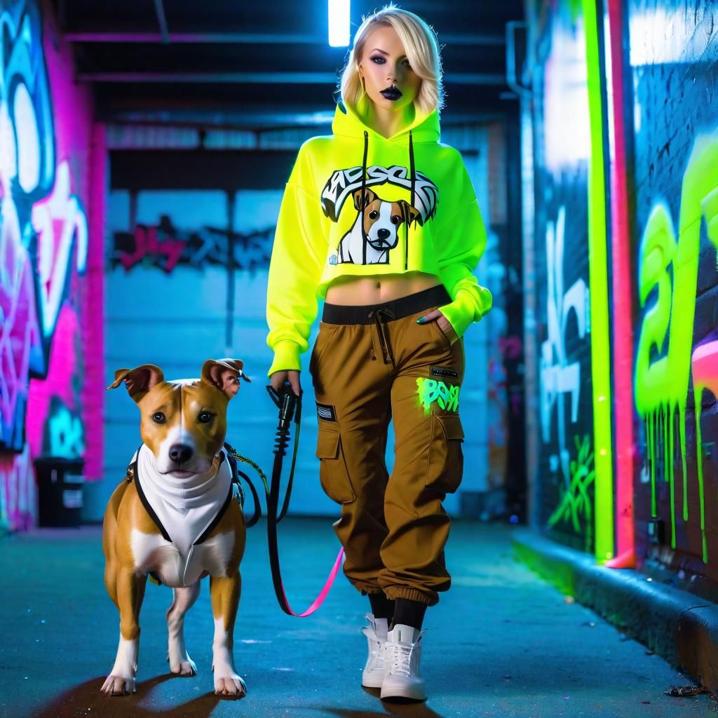 Scully and the Chook - AI Generated Artwork - NightCafe Creator