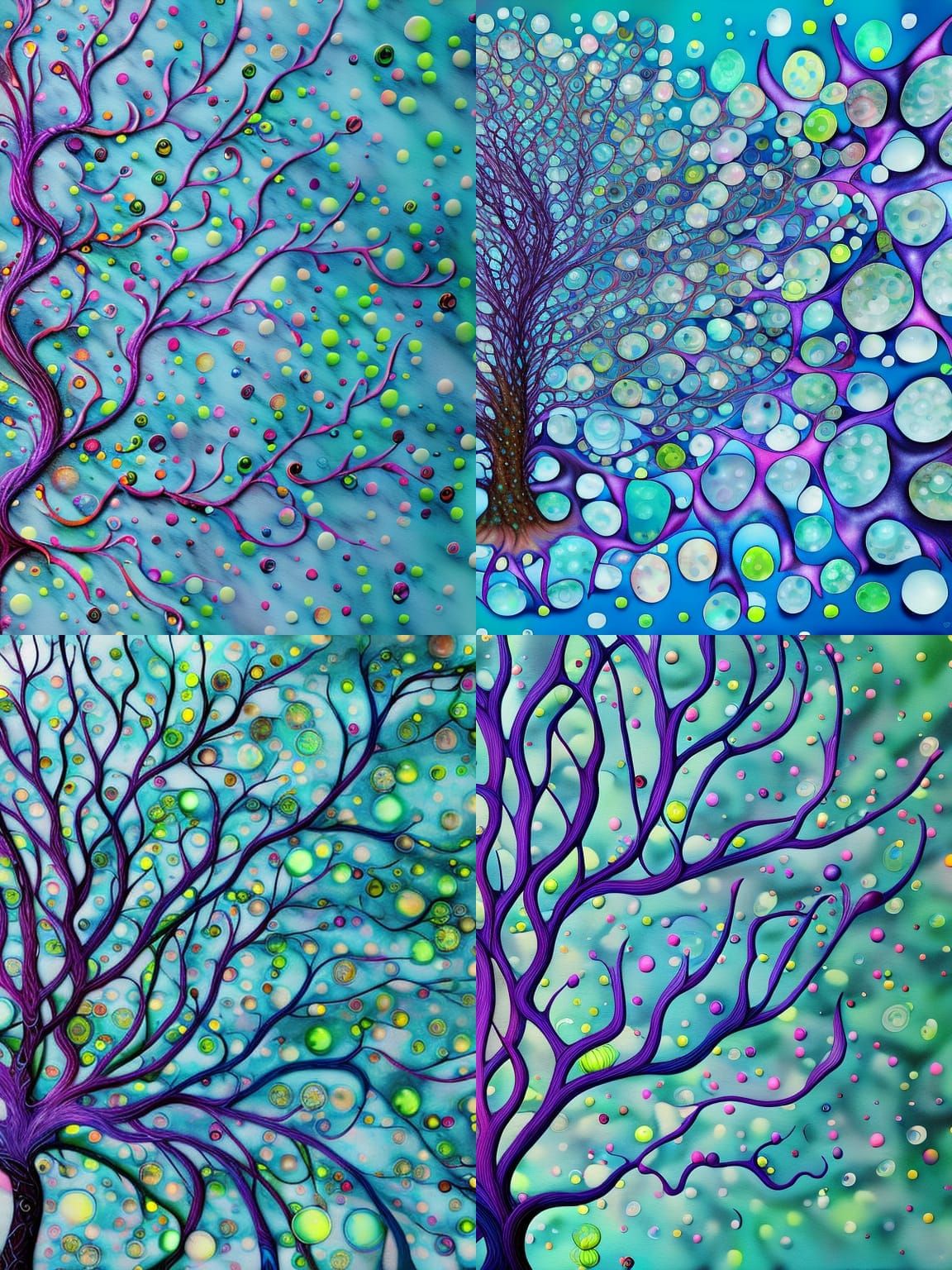 Filigree Tree - AI Generated Artwork - NightCafe Creator