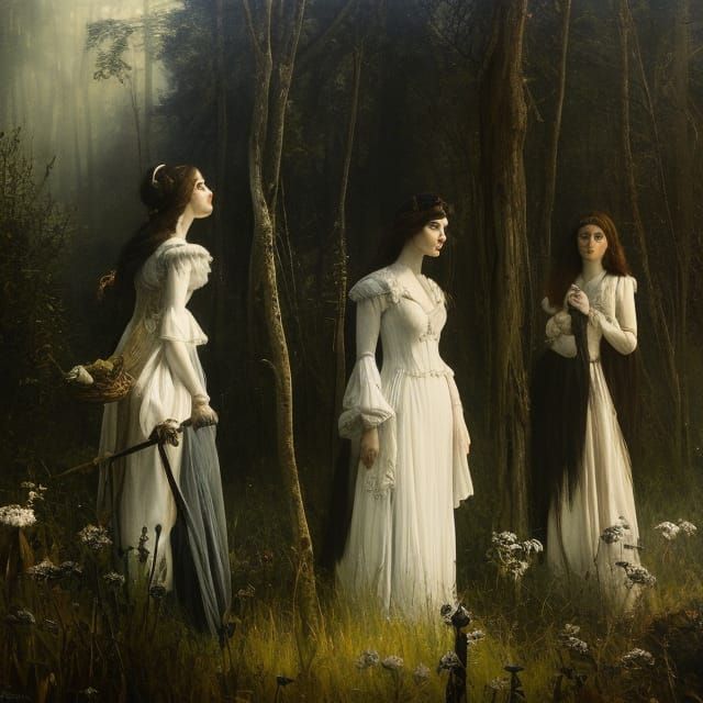 Sisters - AI Generated Artwork - NightCafe Creator