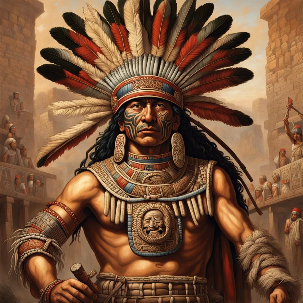 Aztec President (Gunpowder Age) - AI Generated Artwork - NightCafe Creator
