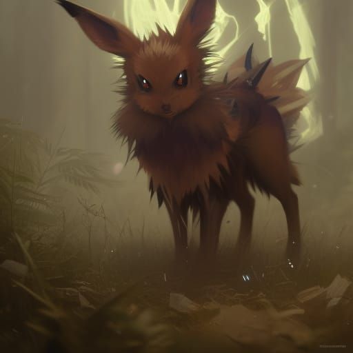 Eevee pokemon - AI Generated Artwork - NightCafe Creator