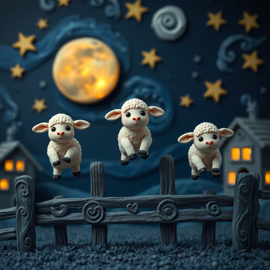 Counting clay sheep - Counting clay sheep