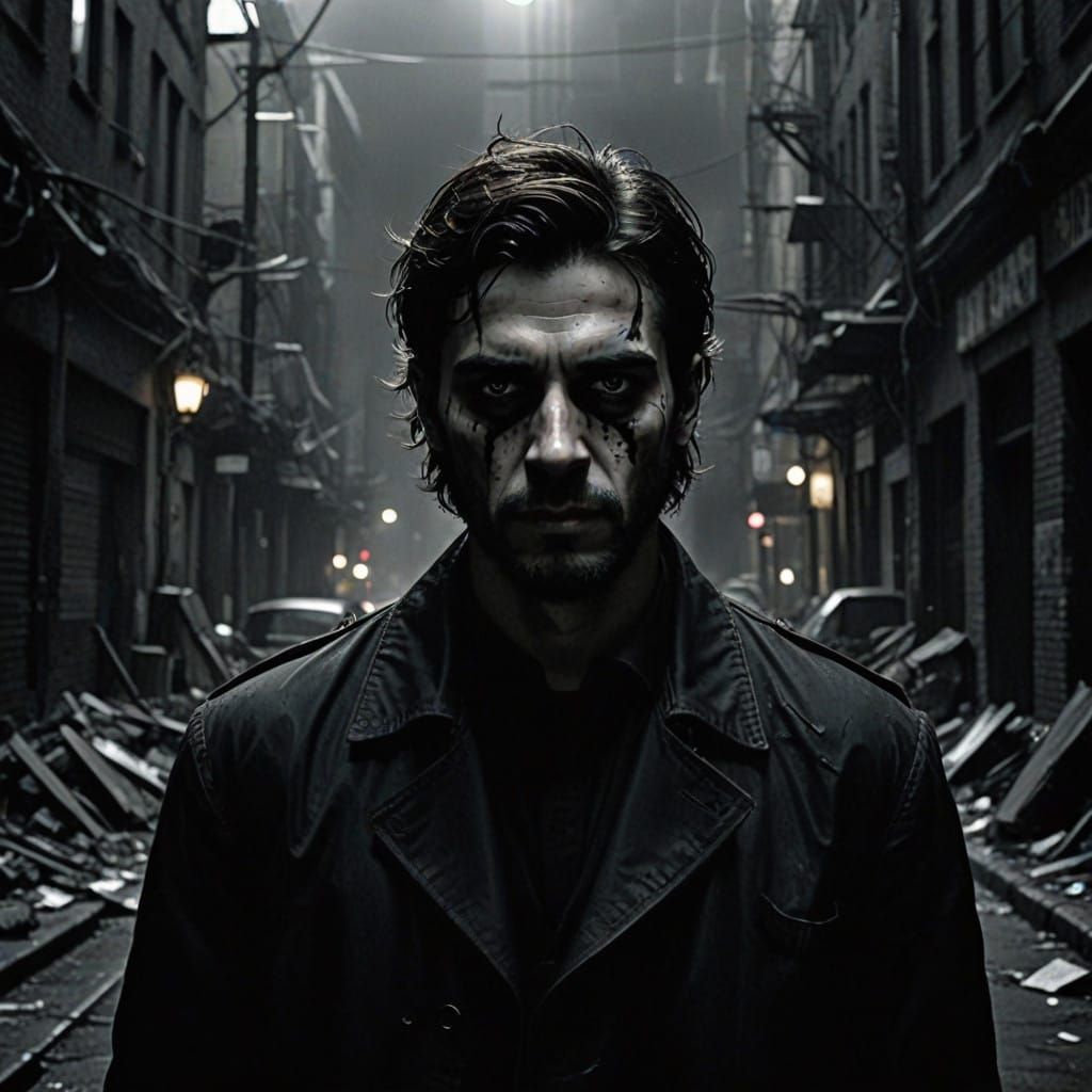 A Soul's Descent into Darkness - AI Art