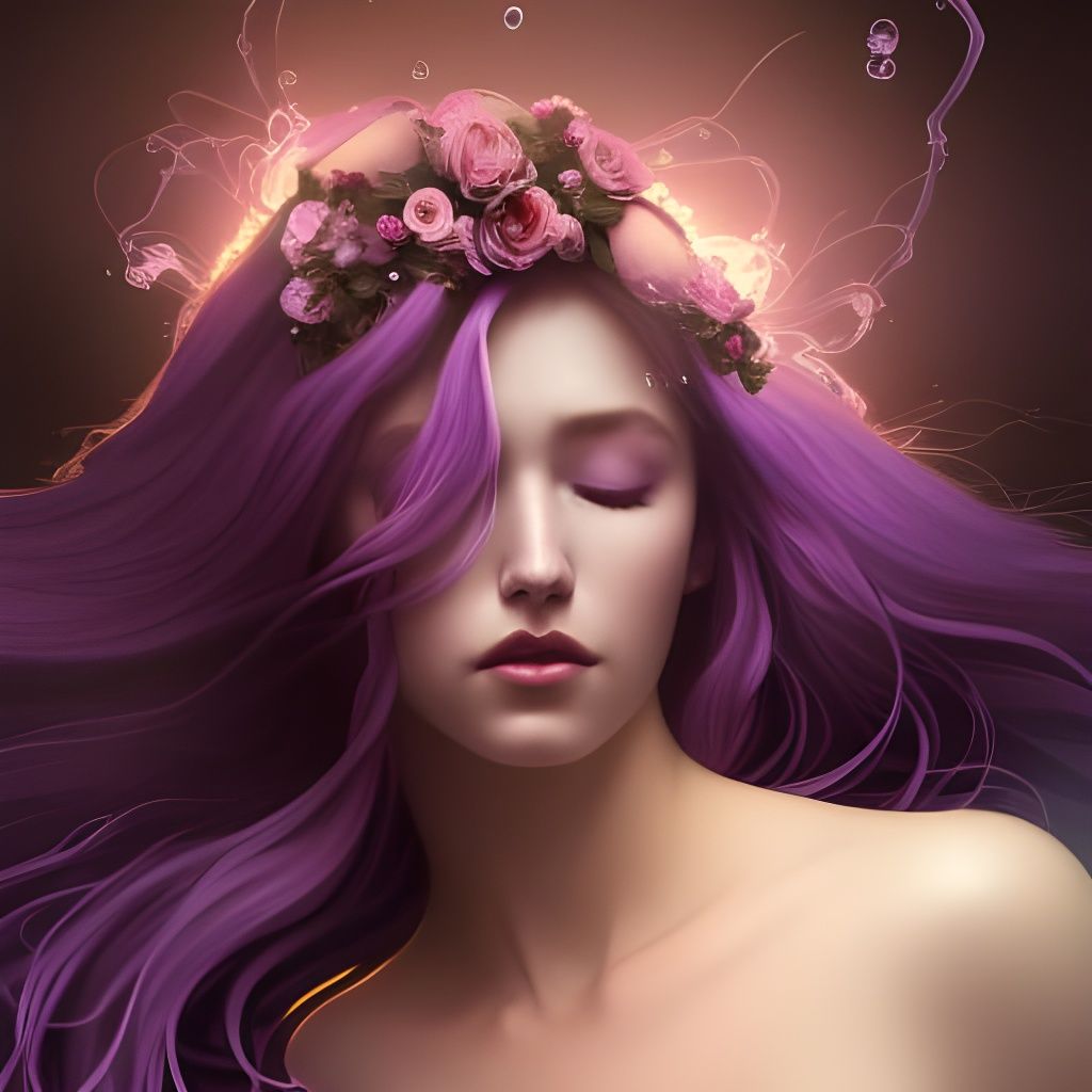 Her beauty is legendary, really 💜💜💜 - AI Generated Artwork - NightCafe ...