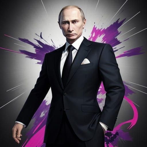 Vladimir Putin - Vladimir Putin in Anime-Inspired Manga Styl...