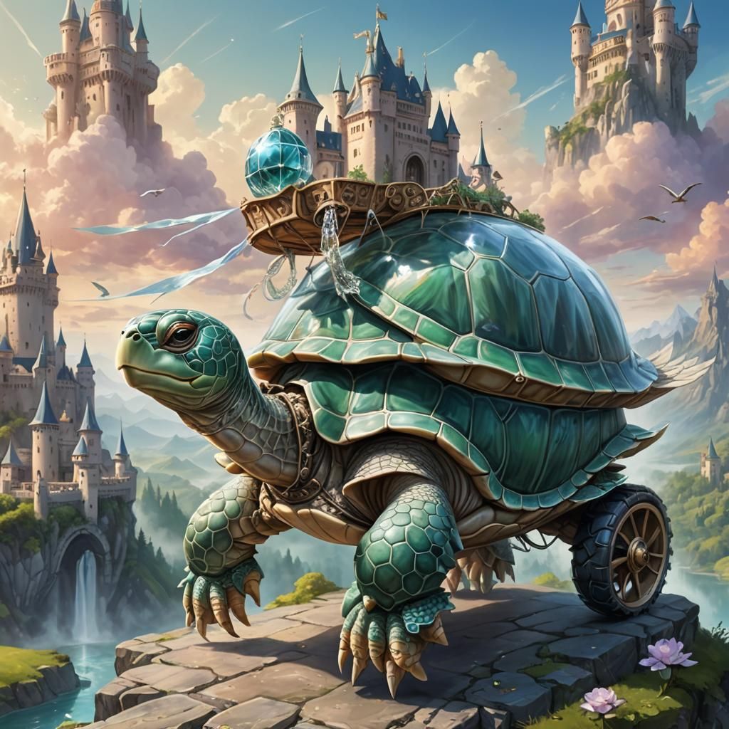 fantasy flying turtle - AI Generated Artwork - NightCafe Creator