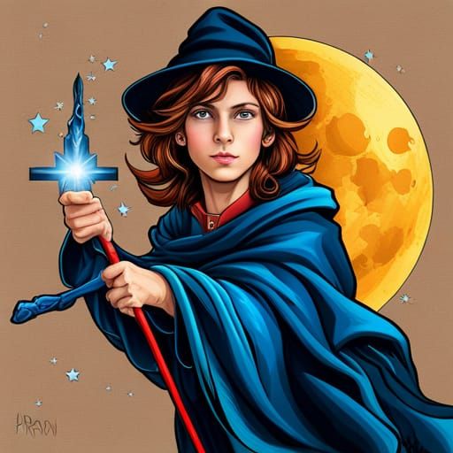 Young wizard - AI Generated Artwork - NightCafe Creator
