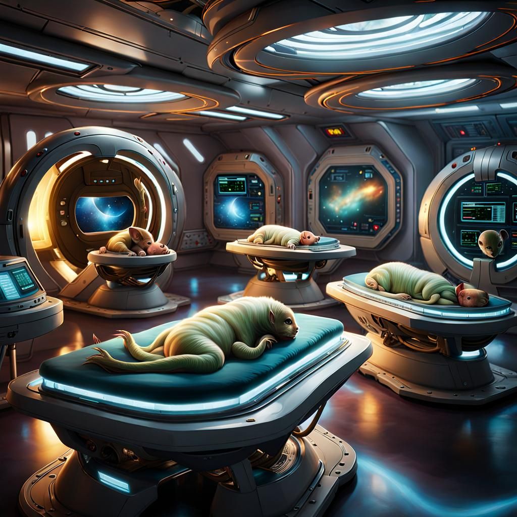 In space you never quite know which breed of alien life you'll find in ...