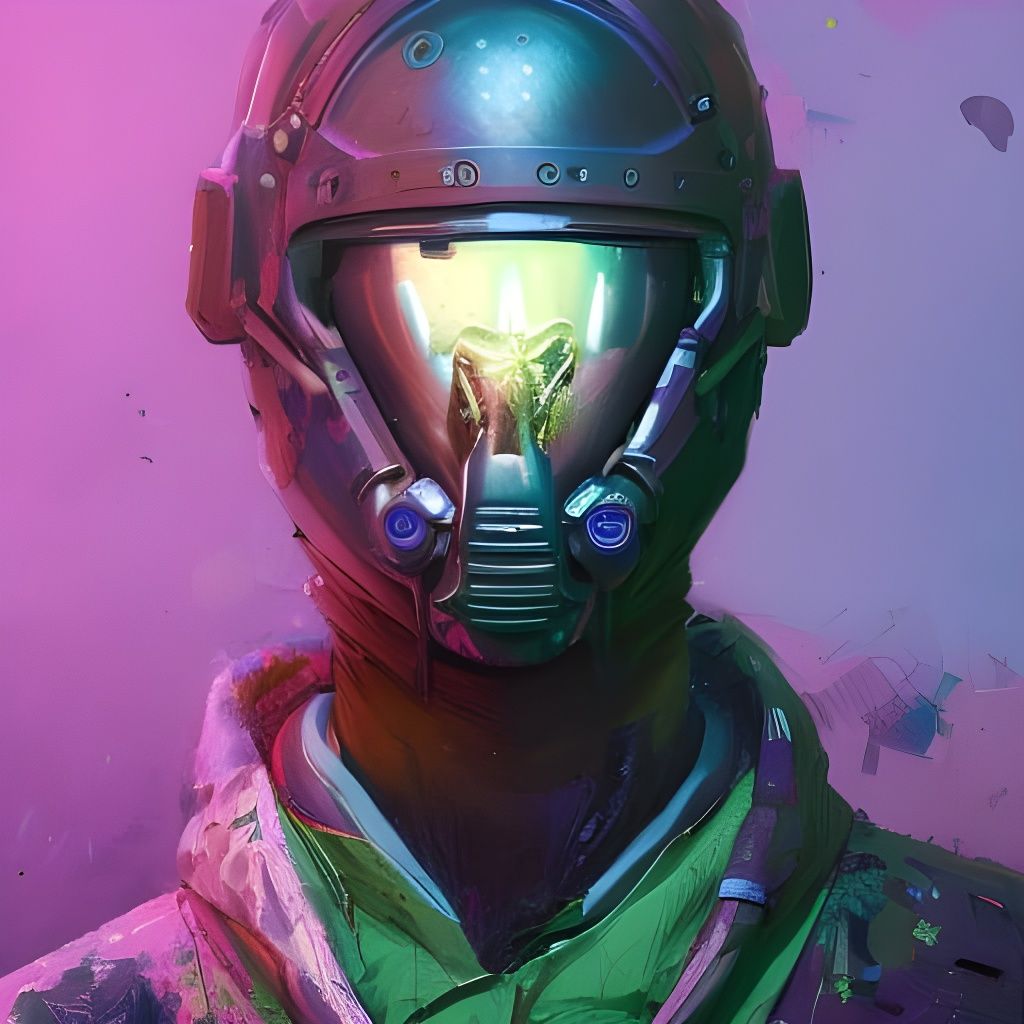 Cosmic Soldier - AI Generated Artwork - NightCafe Creator