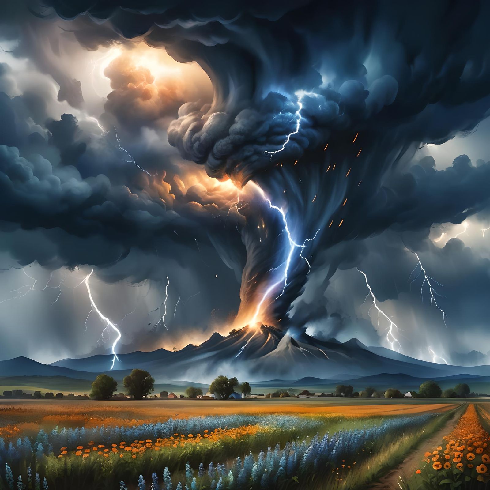 Severe Storm - AI Generated Artwork - NightCafe Creator