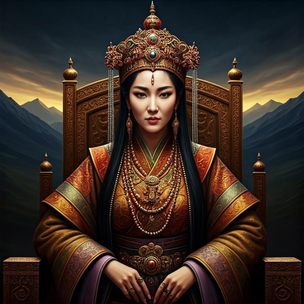MONGOL GODDESS HÖ'ELÜN BORJIGIN, ETERNAL MOTHER OF CHINGGIS KHAGAN