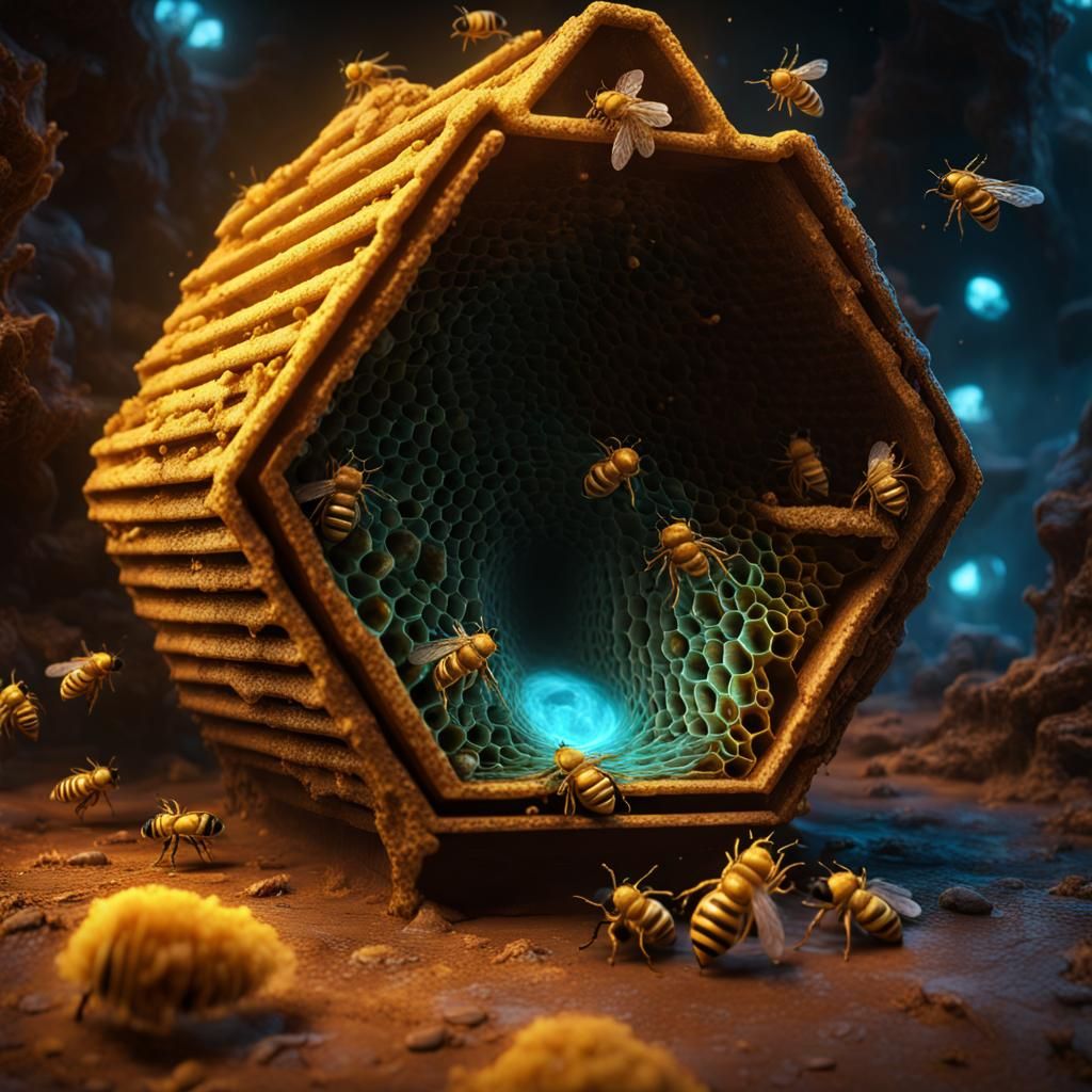 Beehive - AI Generated Artwork - NightCafe Creator