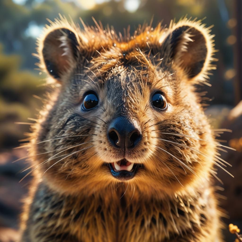Startled Quokka - AI Generated Artwork - NightCafe Creator