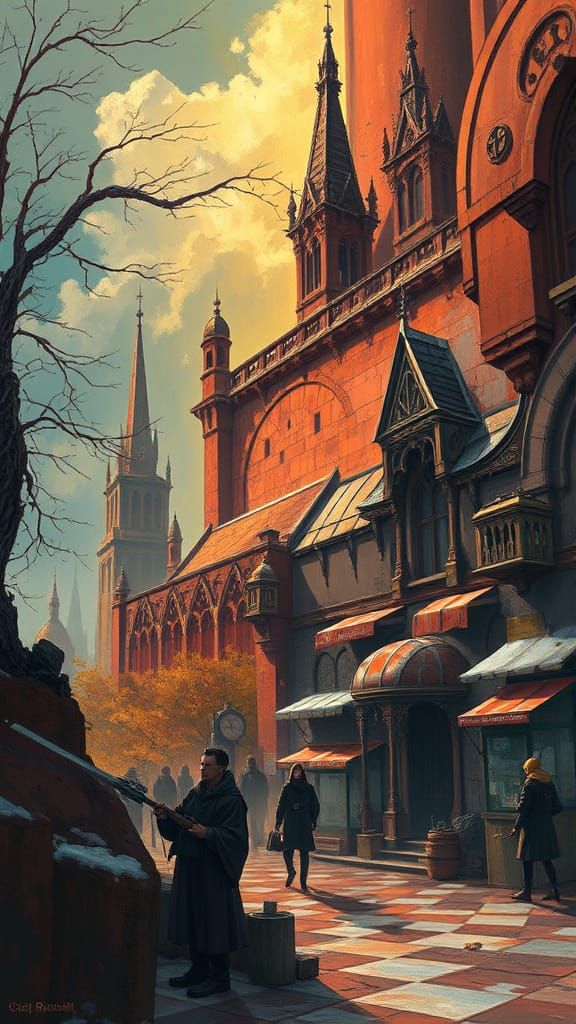 Ethereal Realism in Vibrant Split-Complementary Hu... - AI Art