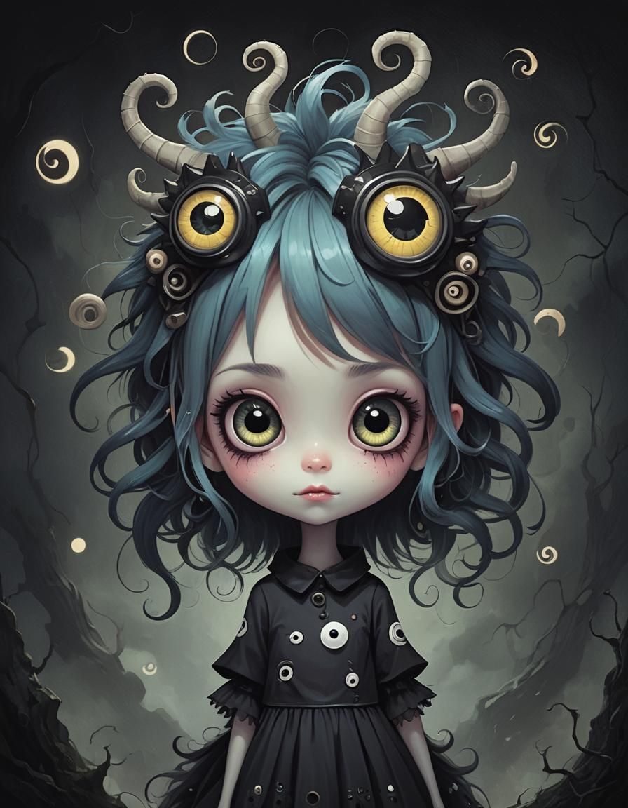 strange girl - AI Generated Artwork - NightCafe Creator