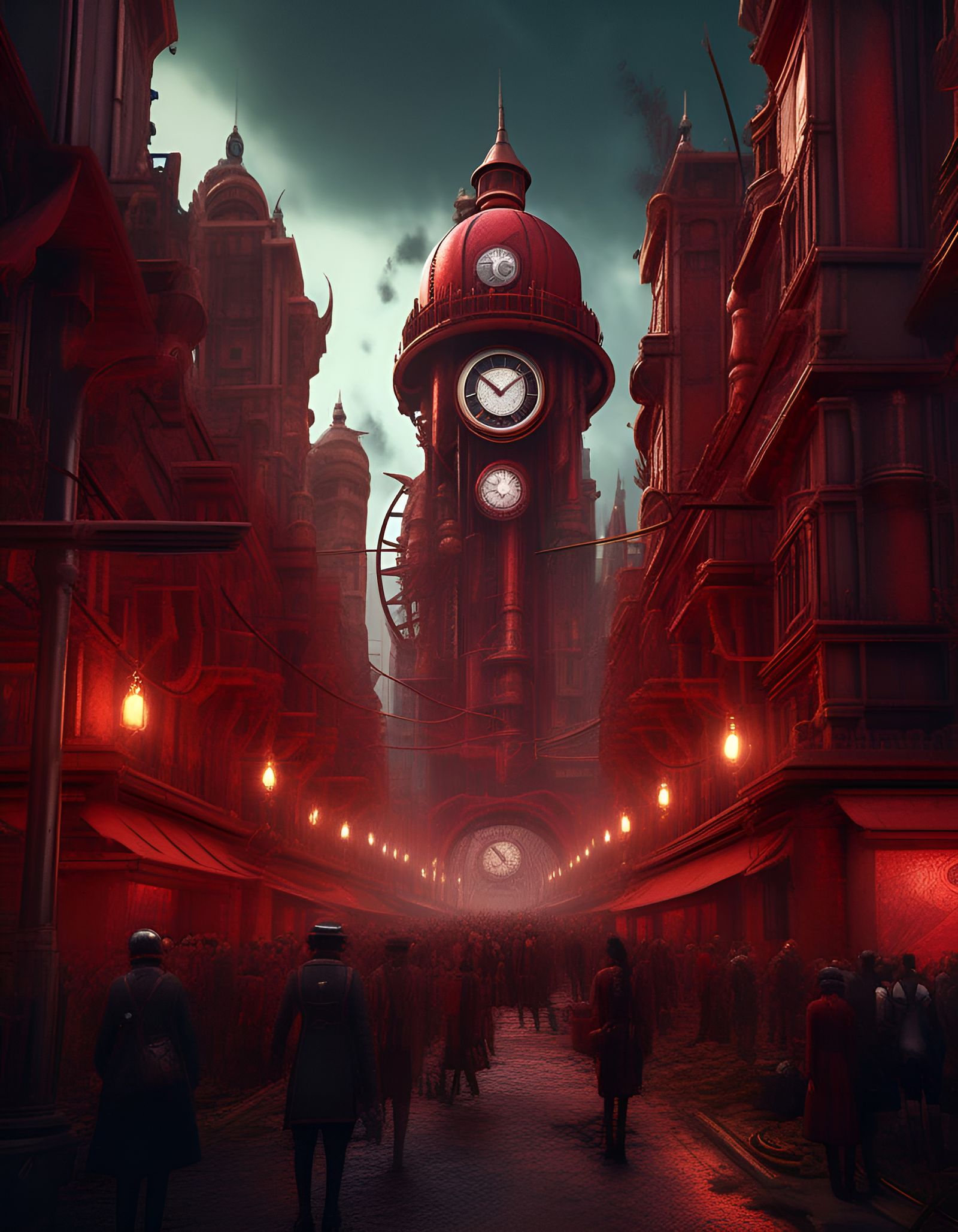 Clocktower - AI Generated Artwork - NightCafe Creator