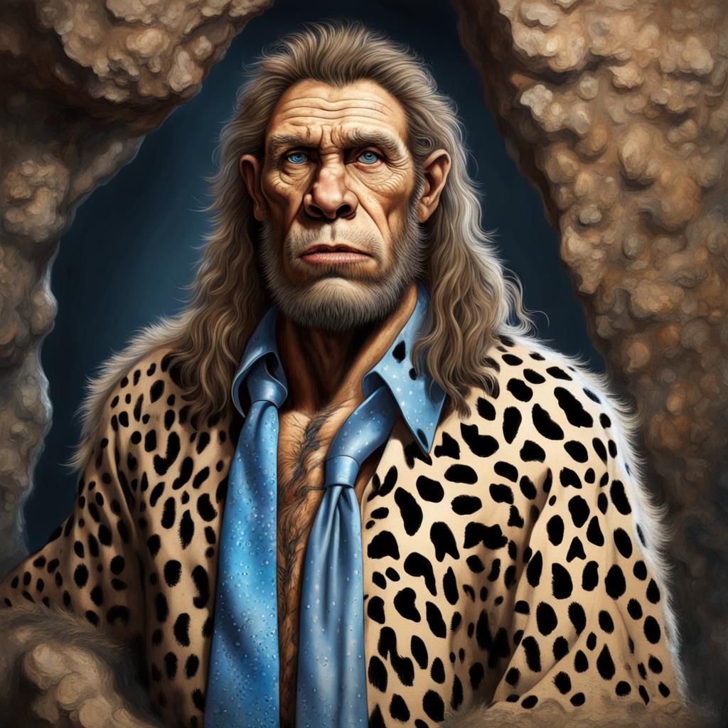 Realistic Fred Flintstone - AI Generated Artwork - NightCafe Creator