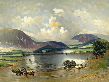 Bassenthwaite Lake by John George Sowerby - AI Generated Artwork ...