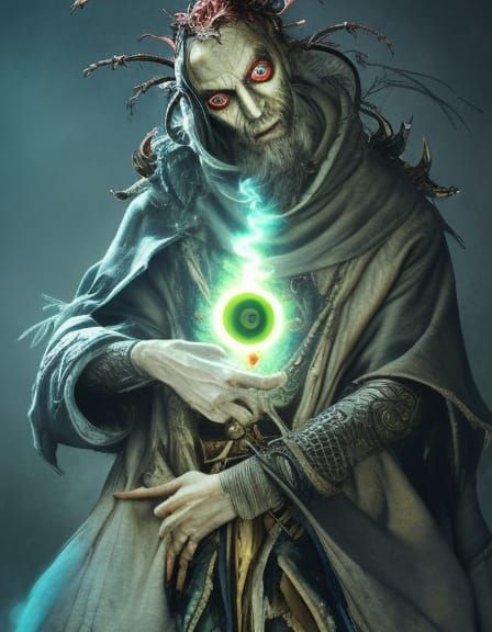 Undead Wizard - AI Generated Artwork - NightCafe Creator