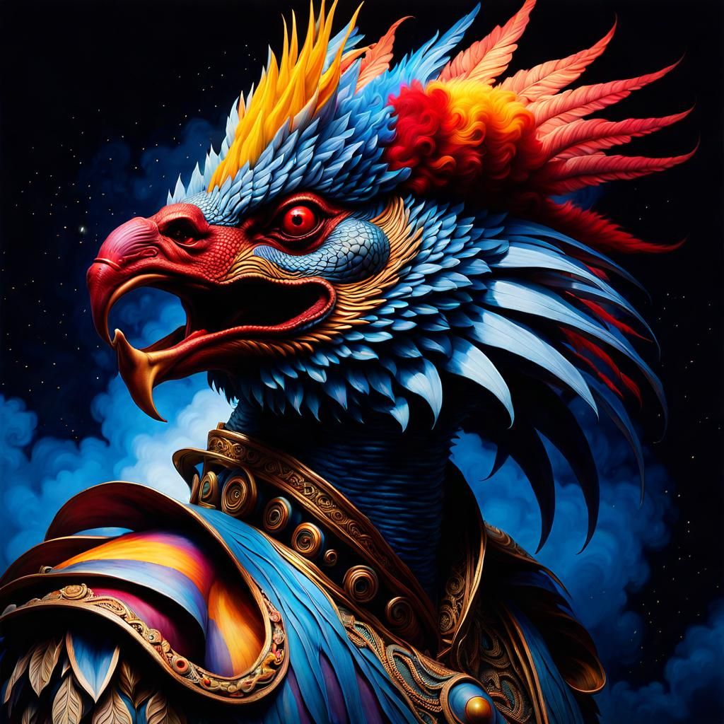 Avian Military Guard - AI Generated Artwork - NightCafe Creator