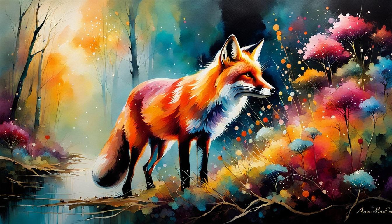Fox - AI Generated Artwork - NightCafe Creator