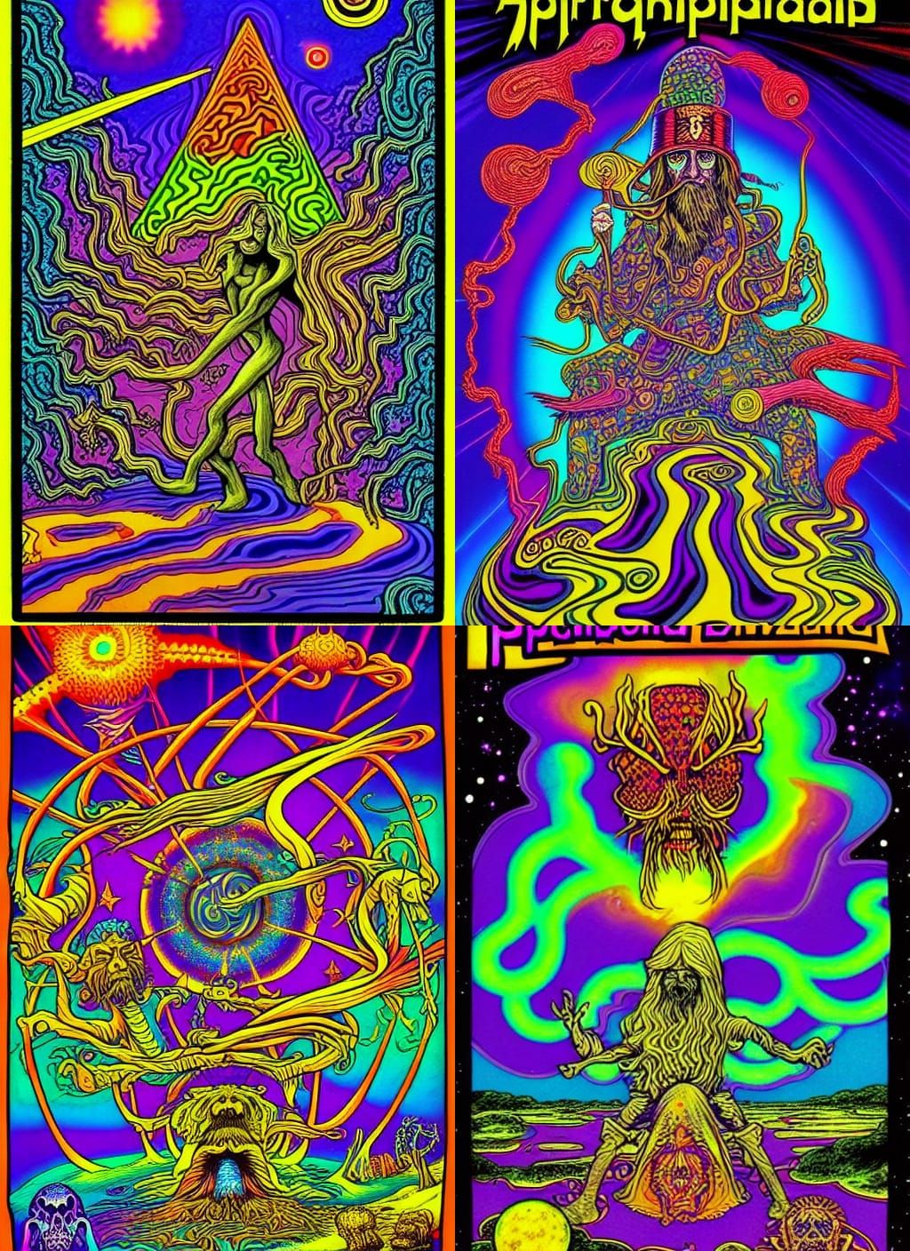 Psychedelic wizard art : r/nightcafe