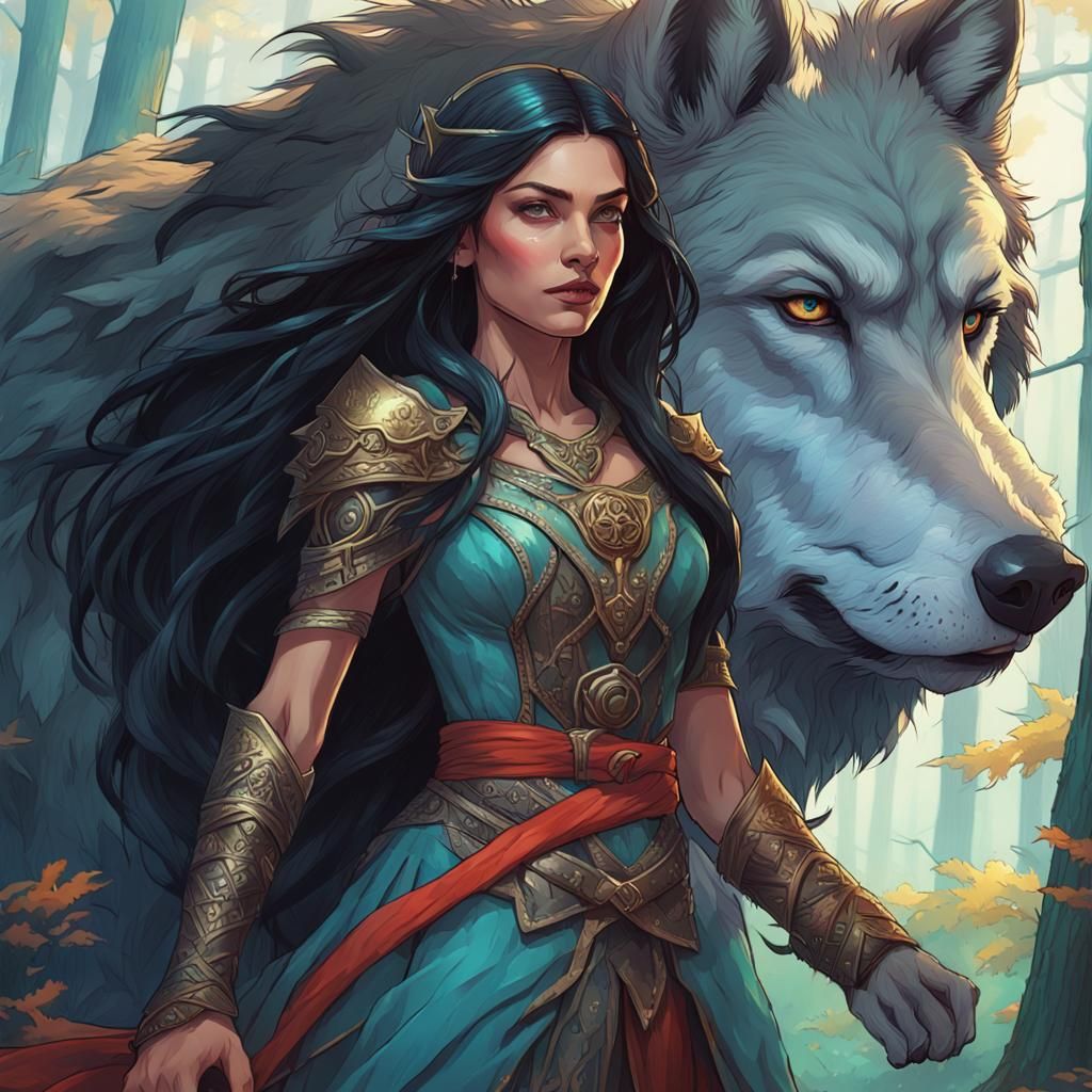 The Dire Wolf - AI Generated Artwork - NightCafe Creator