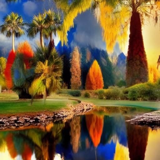 pond - AI Generated Artwork - NightCafe Creator