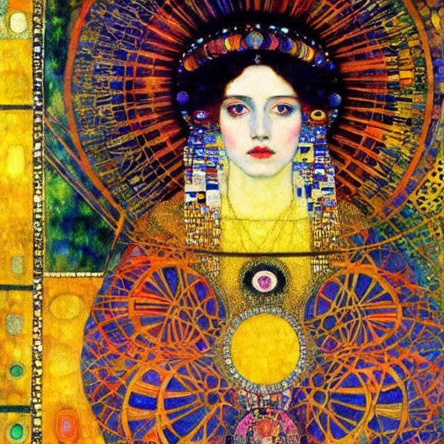 Vibrant Psychedelic Portraits: Expressionist Water... - AI Art