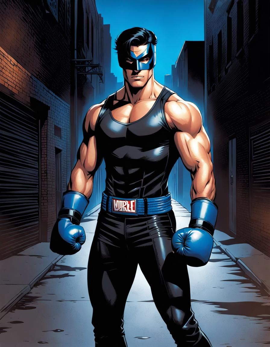 Boxer Hero #3 - AI Generated Artwork - NightCafe Creator