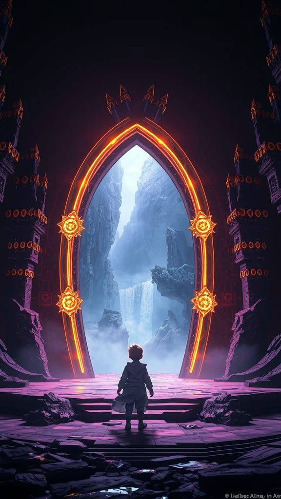 From one realm to another - AI Generated Artwork - NightCafe Creator