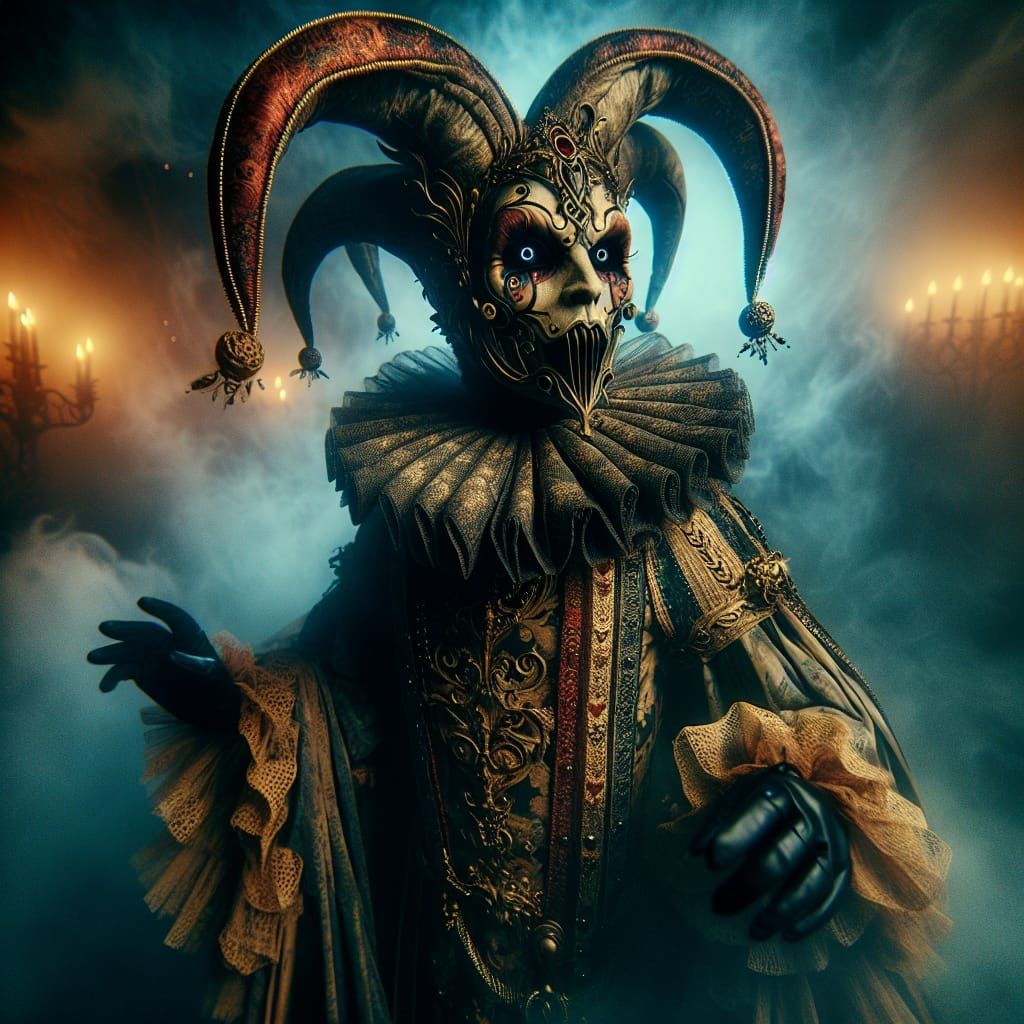 Jester horror - AI Generated Artwork - NightCafe Creator