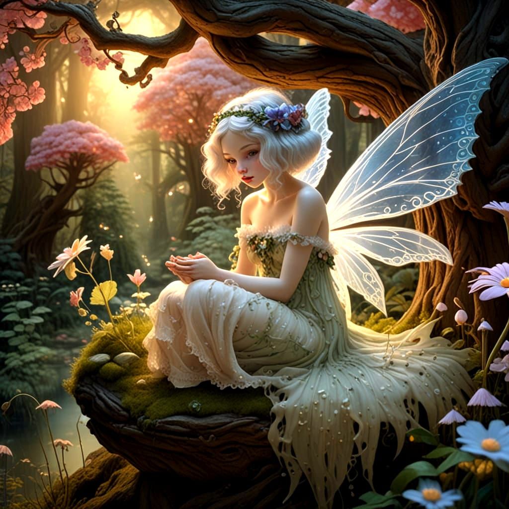 Fairy in a forest - Fairy in a forest