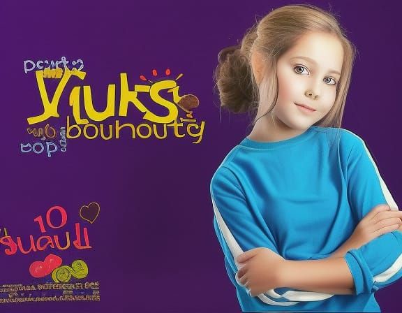 Cute Adorable Beautiful Gorgeous 10-Year-Old Girl - AI Generated ...