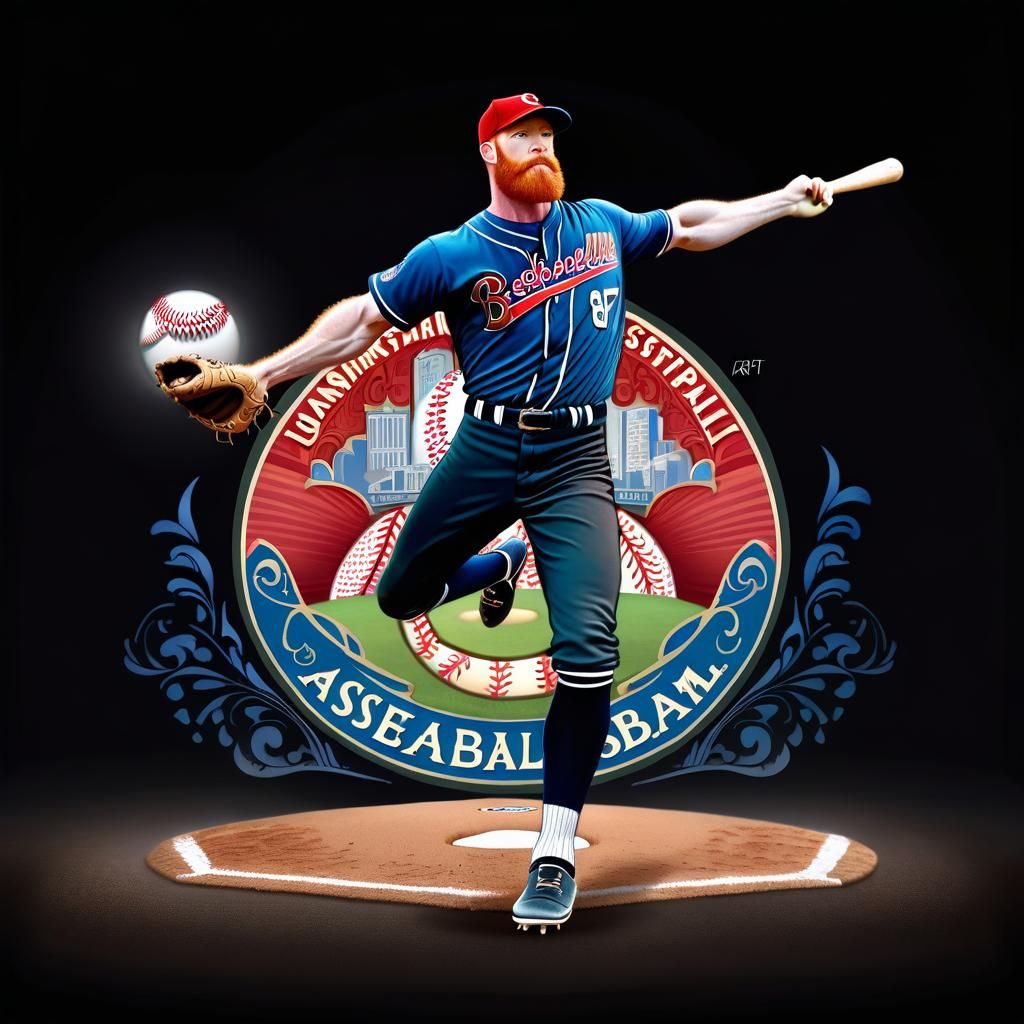 Powerful baseball - AI Generated Artwork - NightCafe Creator