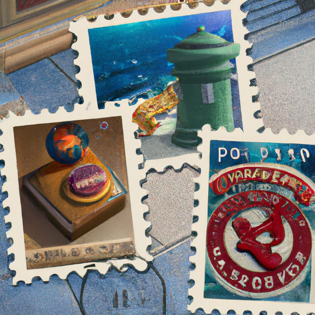 Postage stamps - AI Generated Artwork - NightCafe Creator